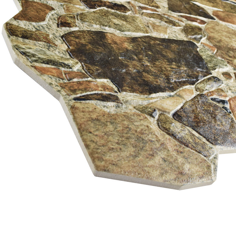 Merola Tile Rambla 15" x 23" Porcelain Stone Look Wall & Floor Tile ...