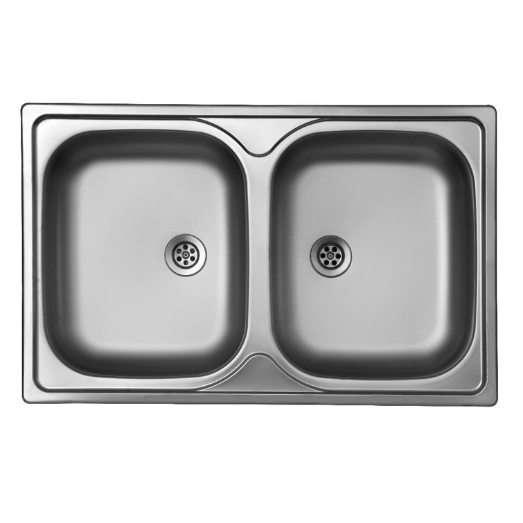 Belfry Kitchen Rushing 2 Bowls Inset Kitchen Sink | Wayfair.co.uk