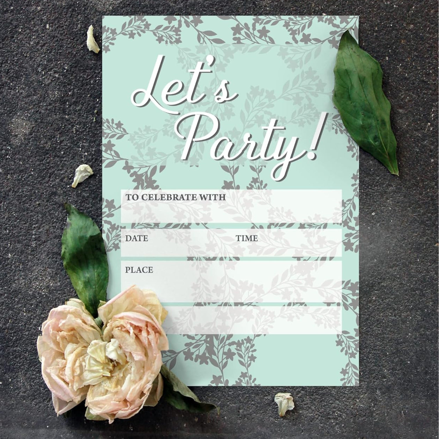 The Holiday Aisle® Paper Invitation Kit | Wayfair