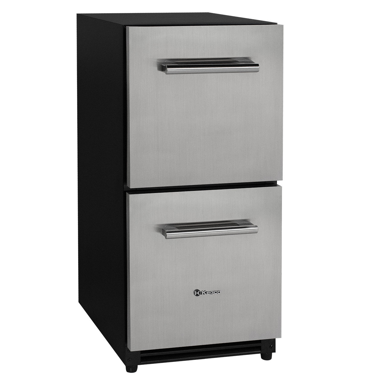 Kegco 15" Wide Built-in Stainless Steel Two-drawer Refrigerator | Wayfair
