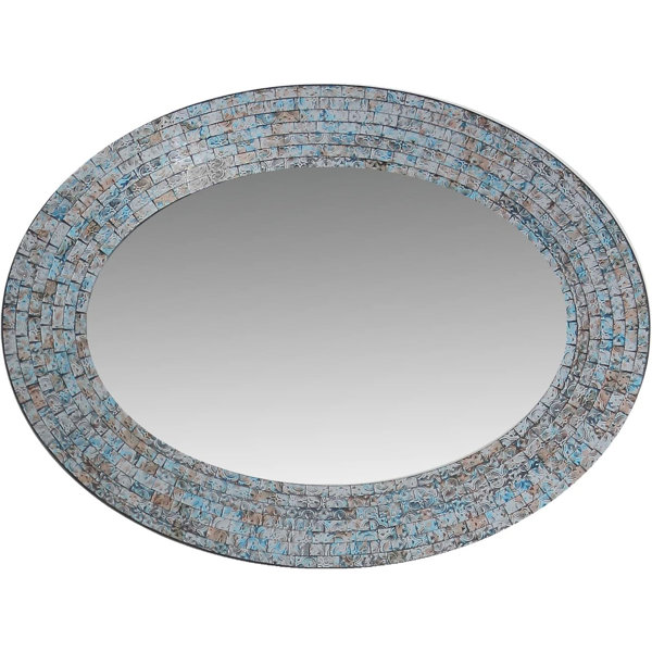 Bungalow Rose Zorigs Mirror Wall Art Décor – Handcrafted Decorative ...