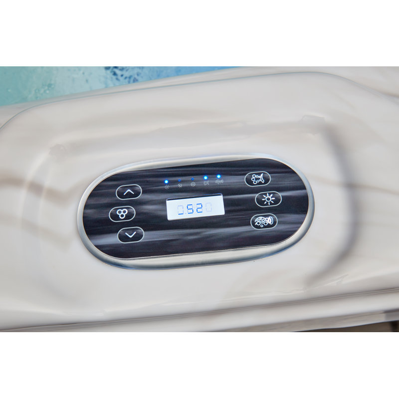 Luxury Spas 5 - Person 52 - Jet Acrylic Square Hot Tub with Ozonator in ...