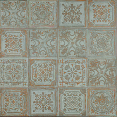 Merola Tile Klinker Retro 13" x 13" Ceramic Patterned Wall & Floor Tile ...