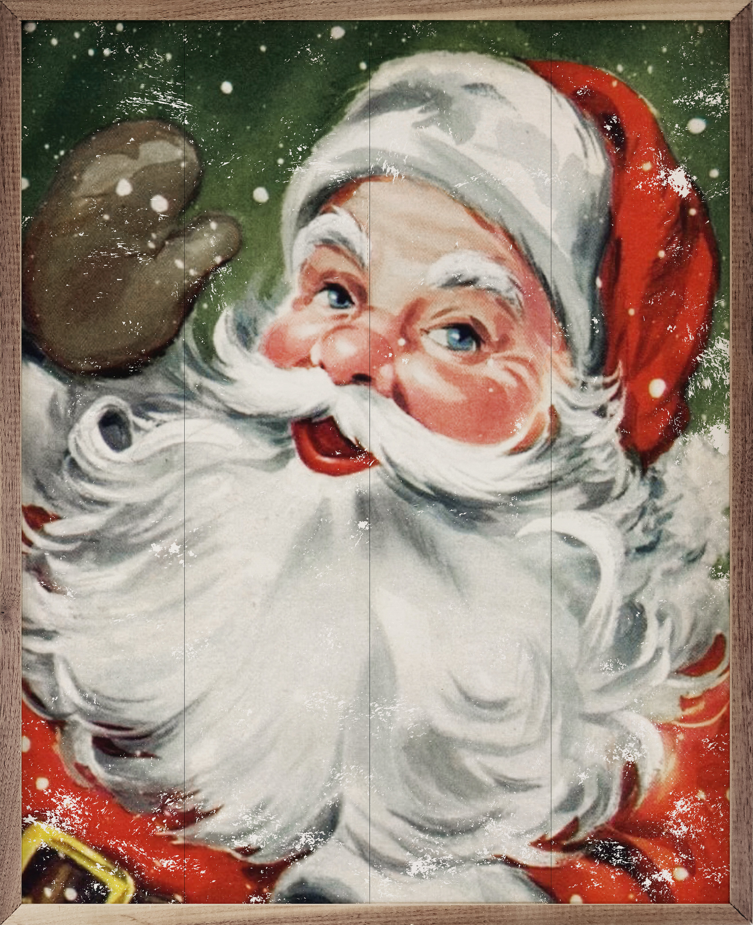 The Holiday Aisle® Santa With Snow Green & Reviews - Wayfair Canada