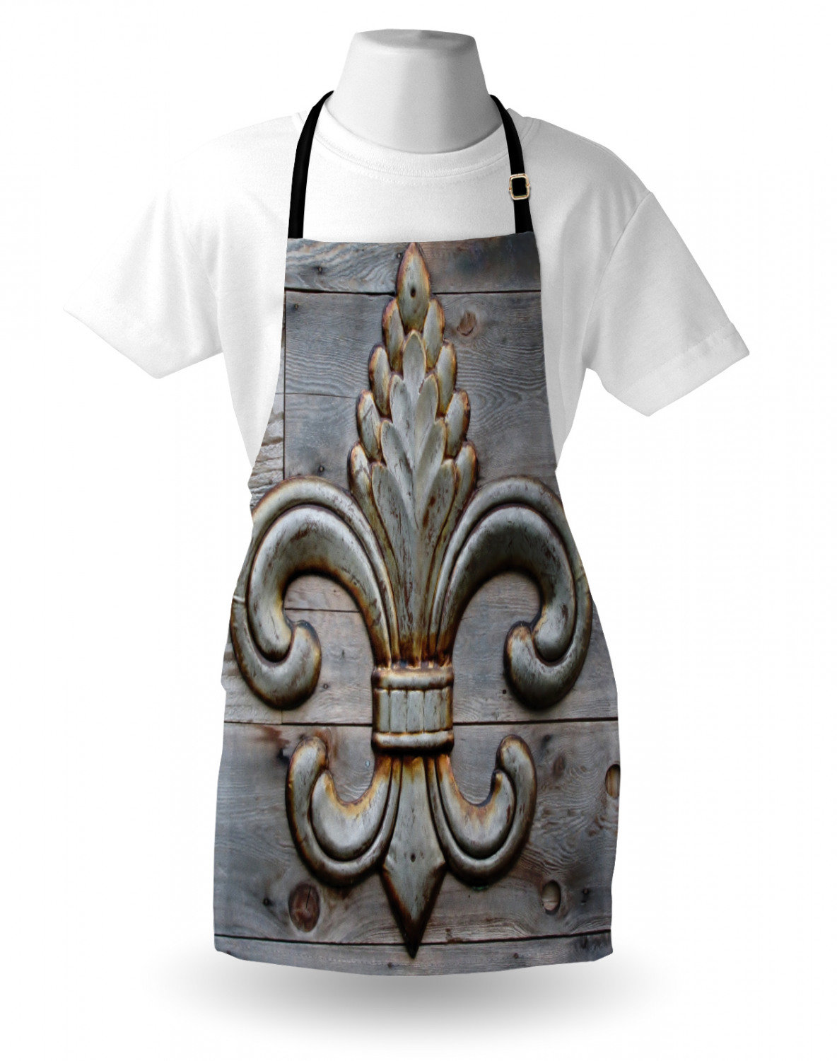 East Urban Home Fleur De Lis Apron | Wayfair