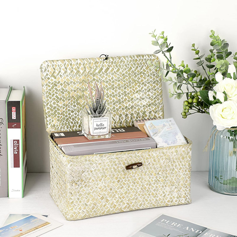 Gracie Oaks Seagrass Bin | Wayfair