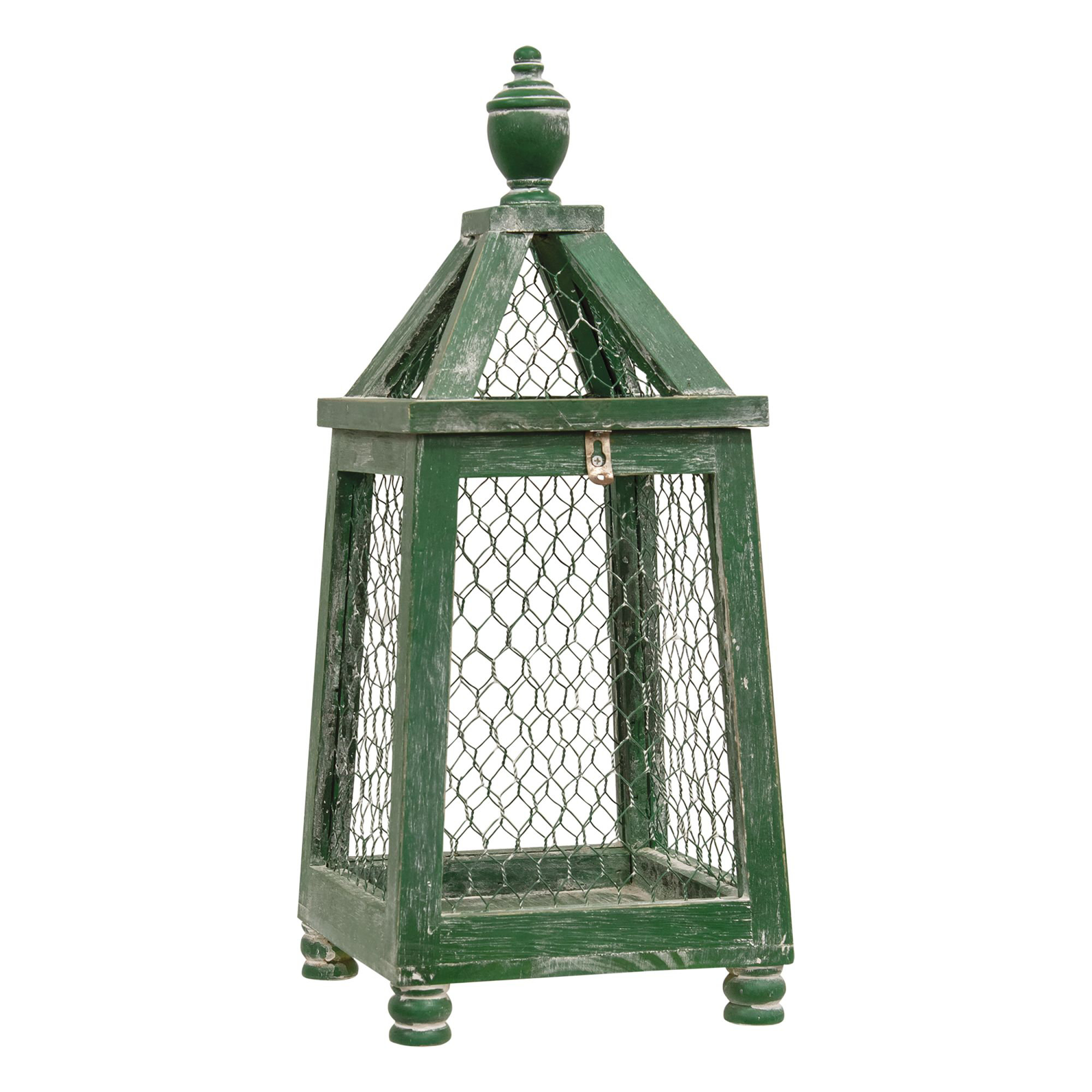 Alcott Hill 18" Wood Tabletop Lantern | Wayfair