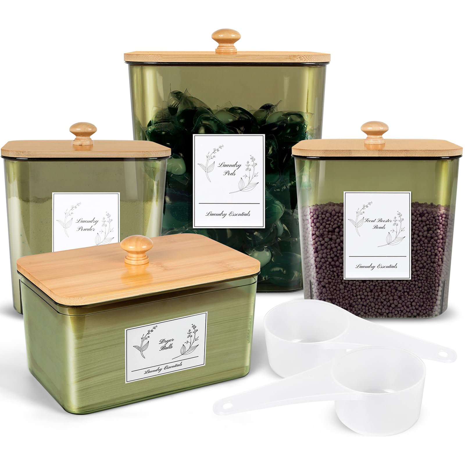 ACTIVE DOOR & WINDOW 4-Pack Laundry Detergent Pod Containers And Dryer ...