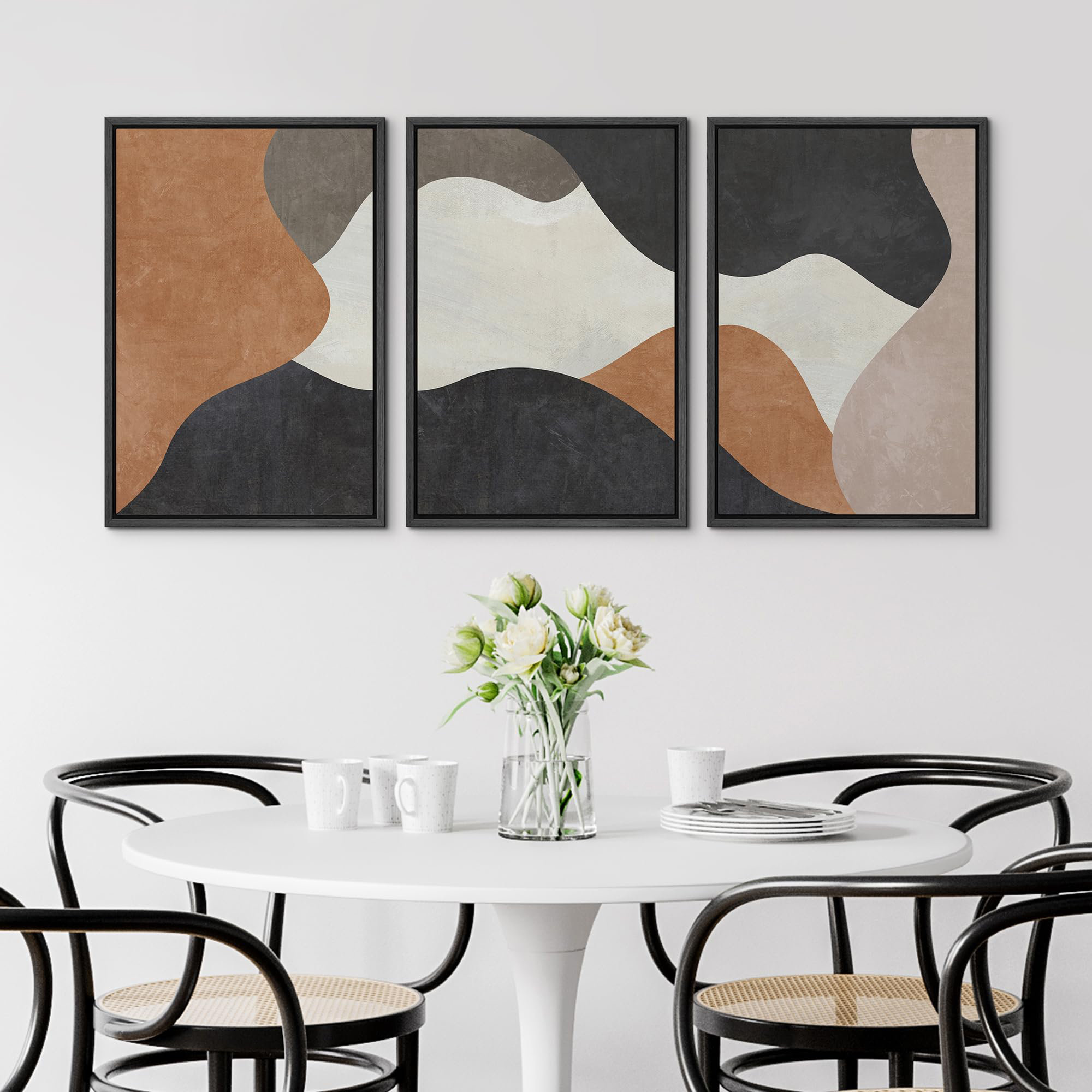 wall26 Multicolor Blocks Abstract Modern Shapes Illustrations Art Decor ...