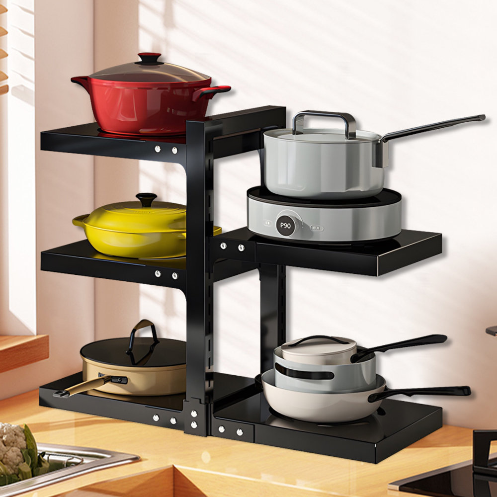 Prep & Savour Steel Freestanding Pot Rack - Wayfair Canada