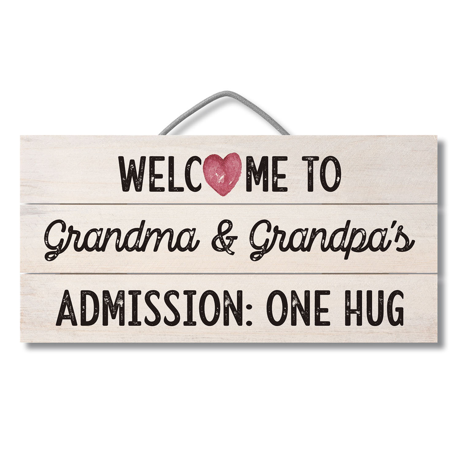 Red Barrel Studio® Welcome to Grandma Slatted Wood Wall Sign & Reviews ...