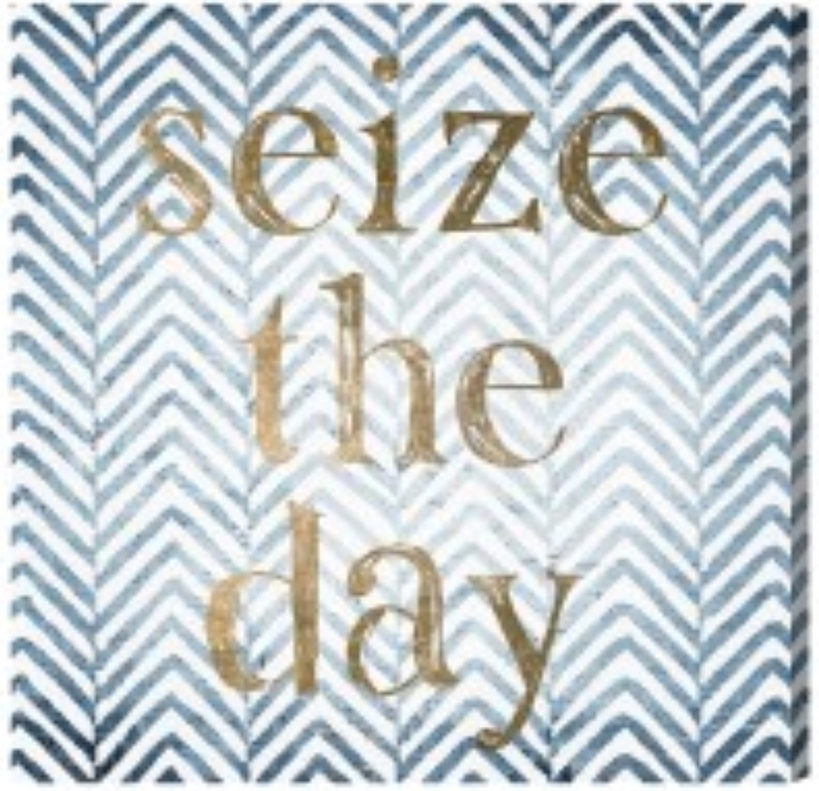 Ivy Bronx 'Seize the Day' Wrapped Canvas Blue Graphic Art Print Set on ...