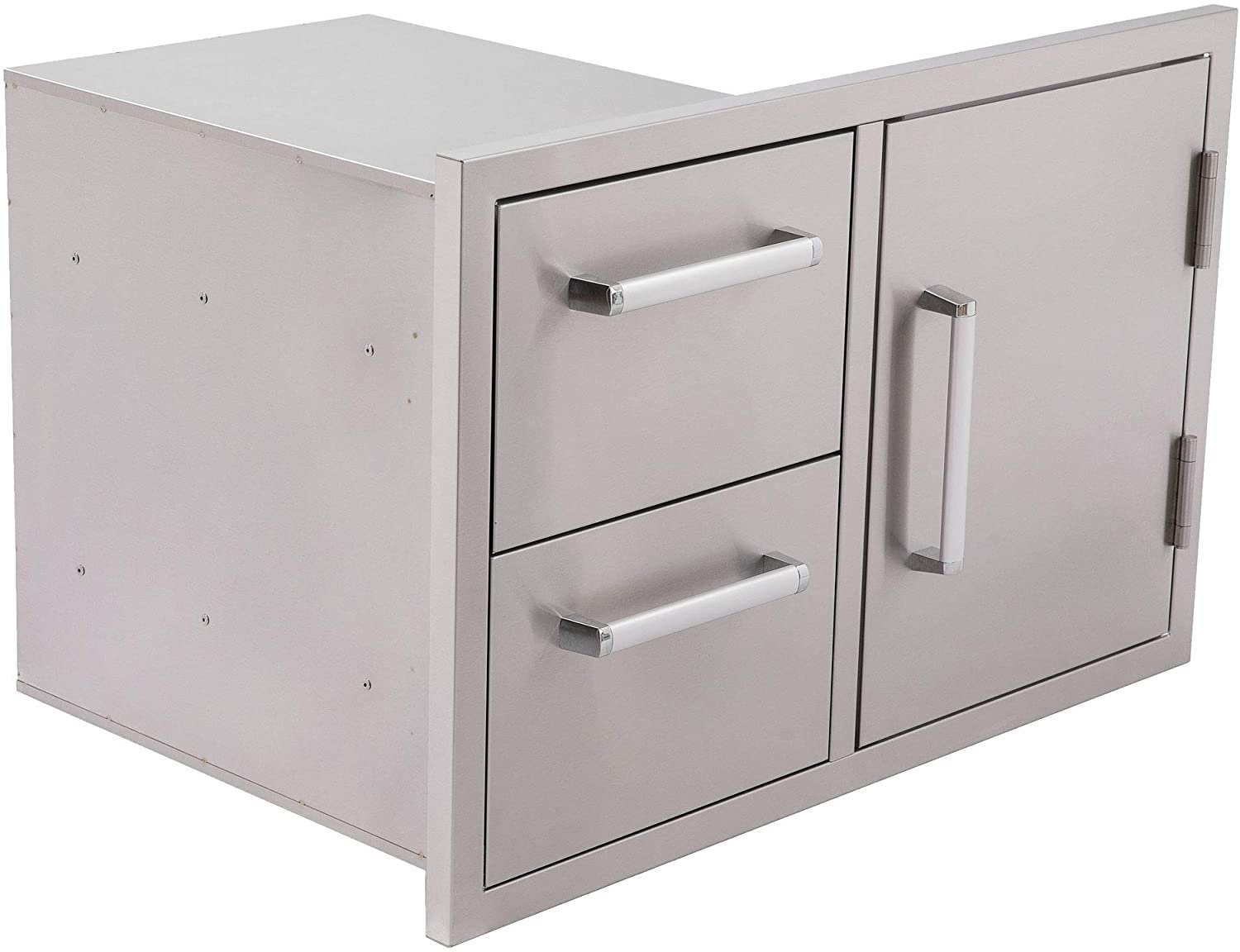 WHISTLER 33'' Stainless Steel Drop-In Door & Drawer Combo - Wayfair Canada