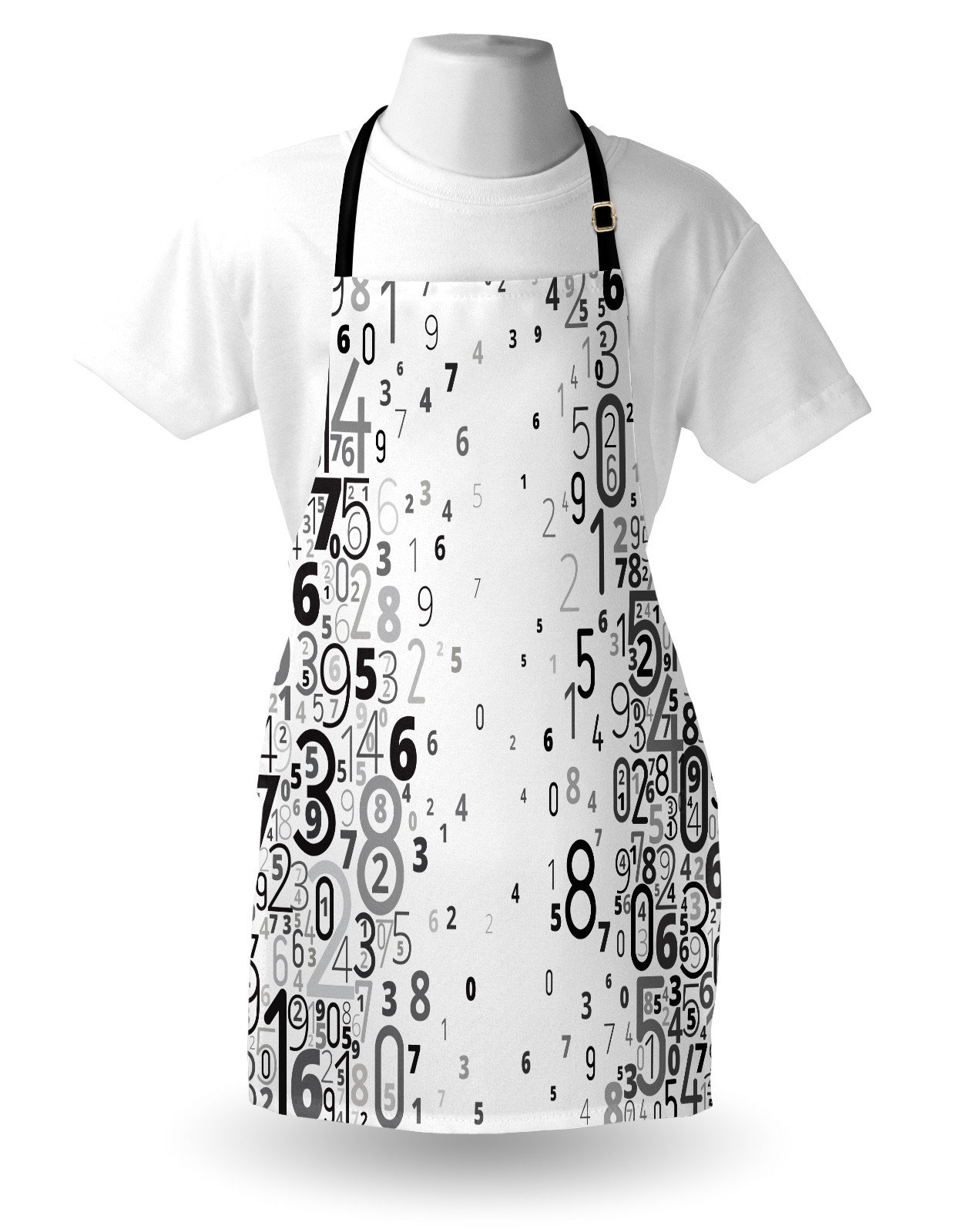 East Urban Home Modern Apron Unisex, Mathematic Numbers Image, Adult ...