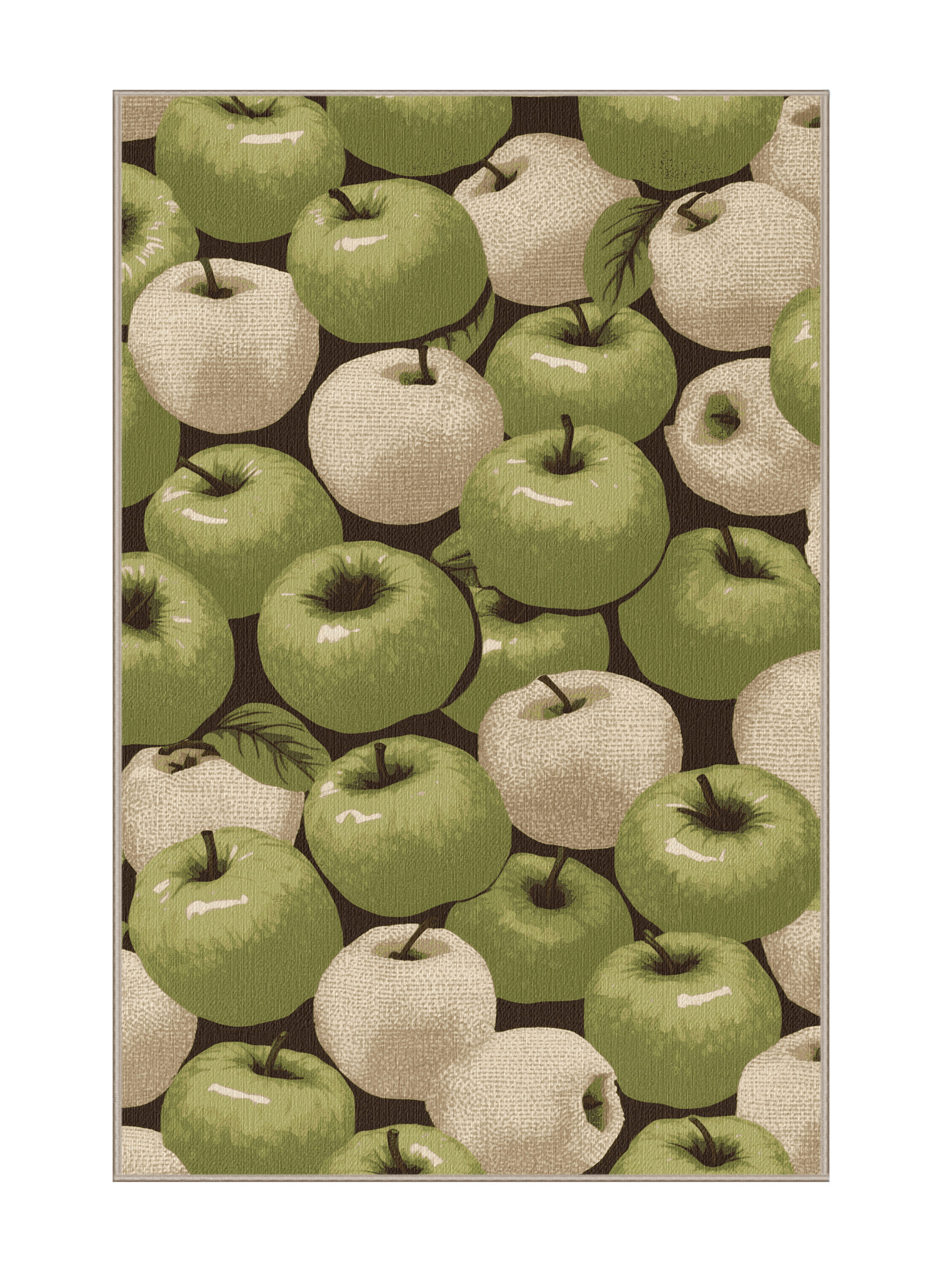 One Allium Way® Washable Custard Apple Fruits Area Rug | Wayfair