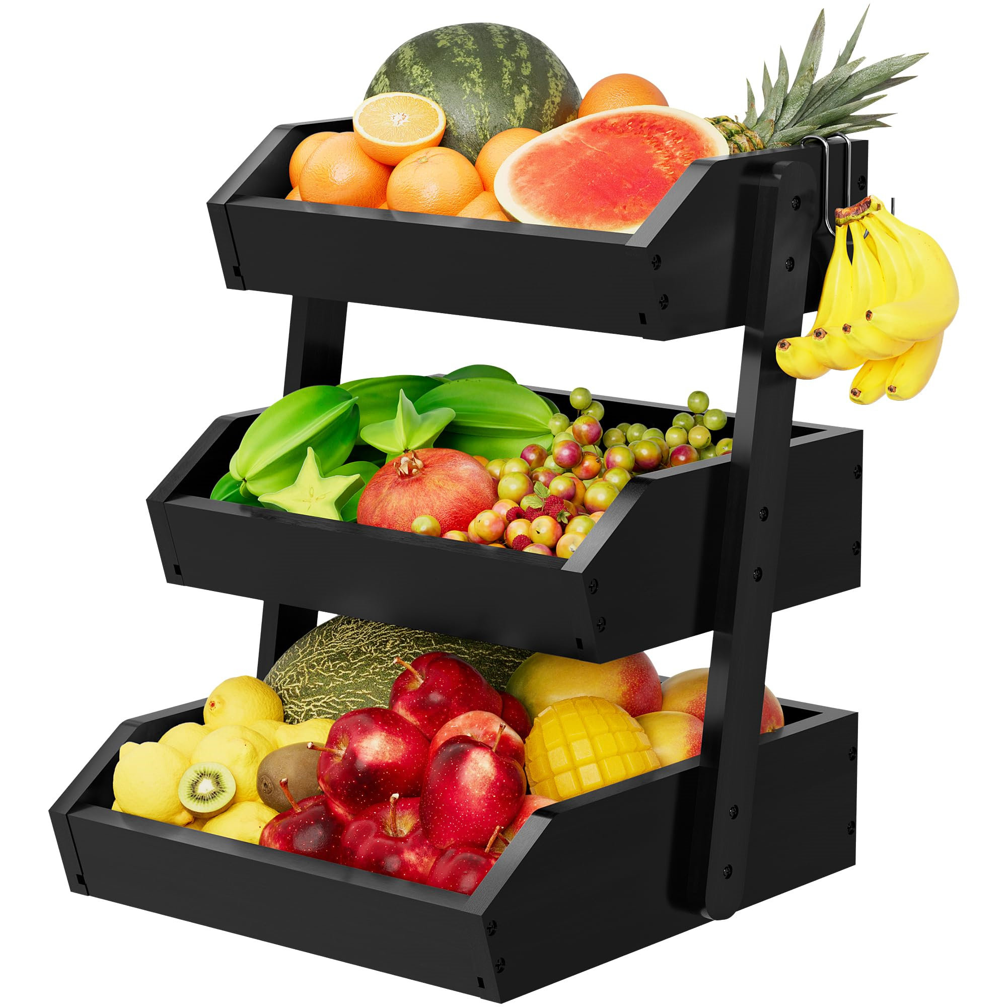 Ebern Designs 3 Tier Fruit Basket | Wayfair