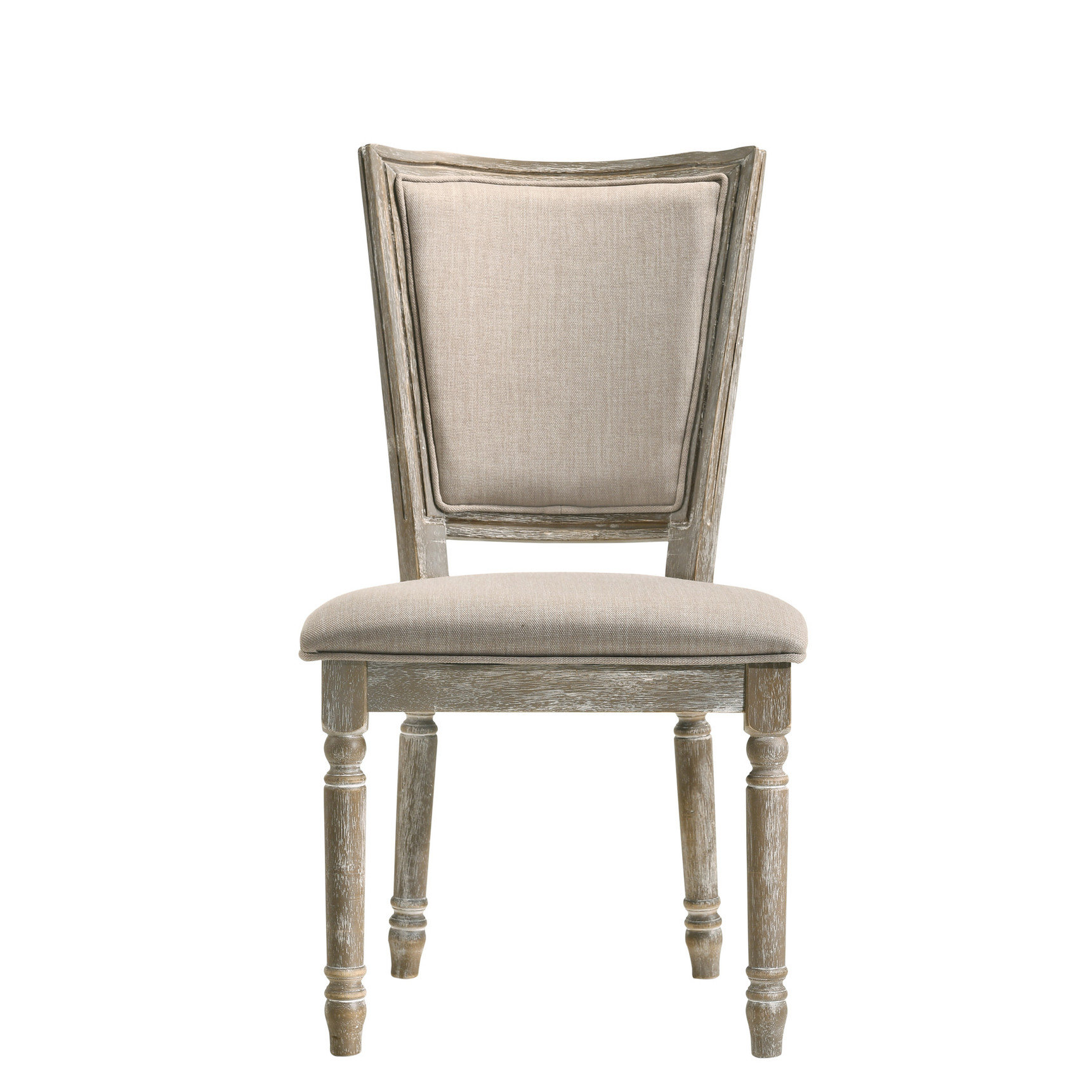 Ophelia & Co. Beige & Gray Side Chair Pair - Stable Legs, Elegant ...