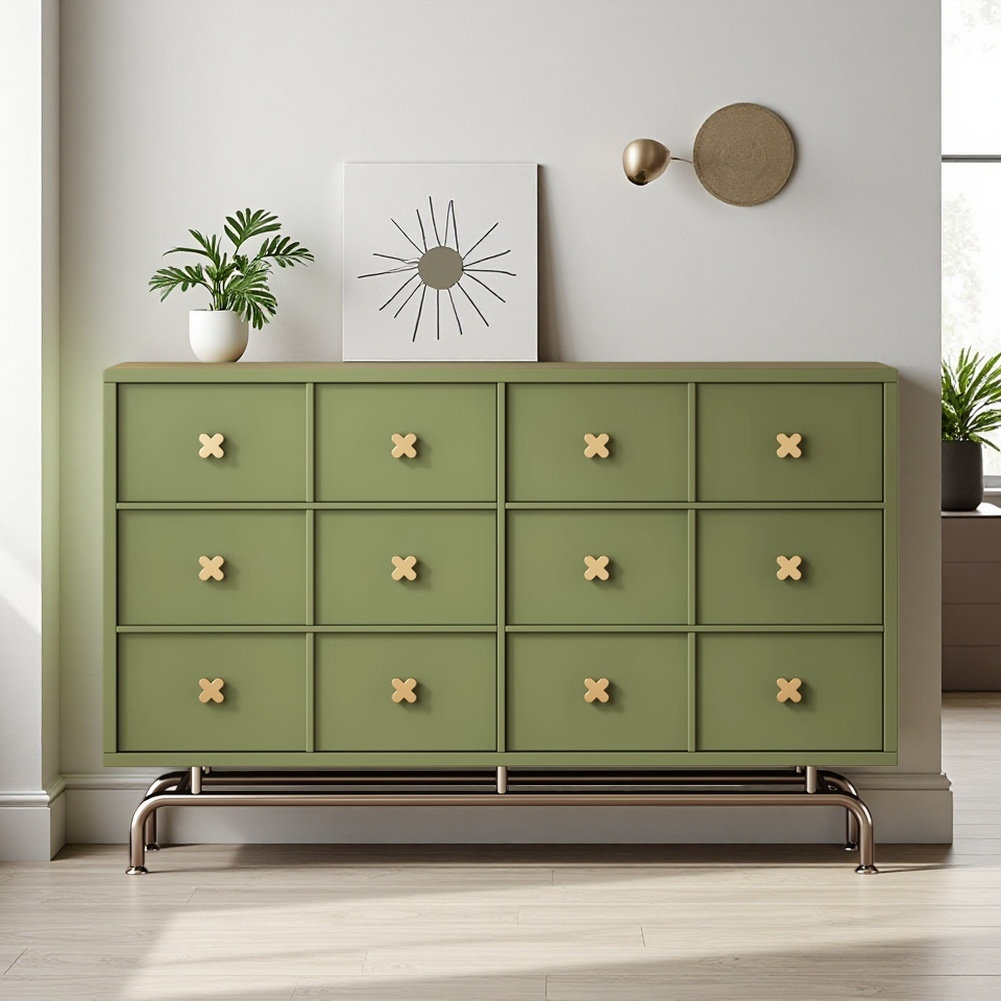 Brishher French Creative Design Green Decorative Cabinet - Wayfair Canada