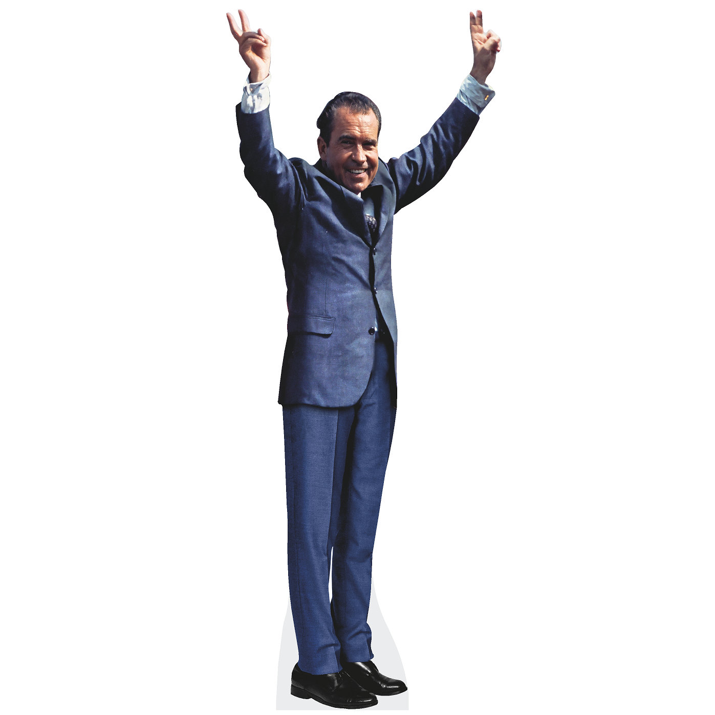Wet Paint Printing Richard Nixon V Sign Peace Hands Cardboard Cutout ...