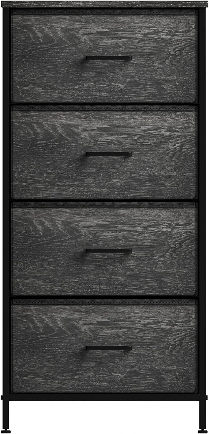 Sorbus Dresser With 4 Faux Wood Drawers - Storage Unit Organizer Chest ...