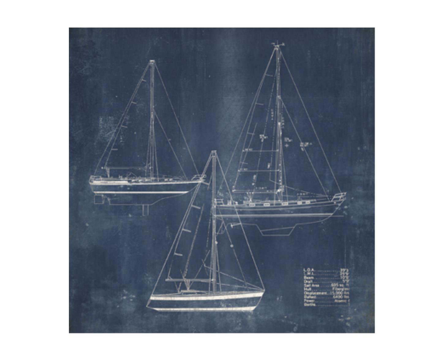 Chelsea Art Studio Sofia Fox Blueprint II by Sofia Fox Print | Wayfair