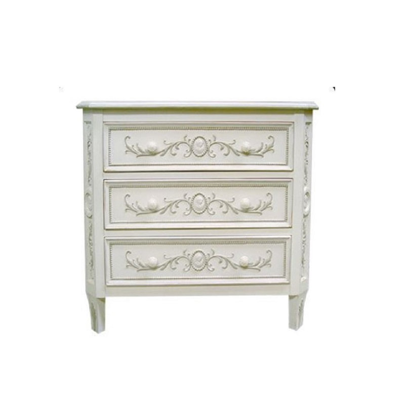 Canora Grey Rayannah Solid Wood 3 - Drawer Accent Chest | Wayfair