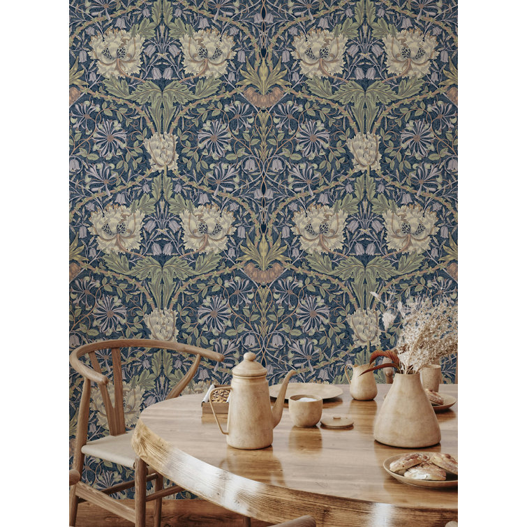 Lark Manor William Morris Honeysuckle Trellis Wallpaper Bryelle Peel ...