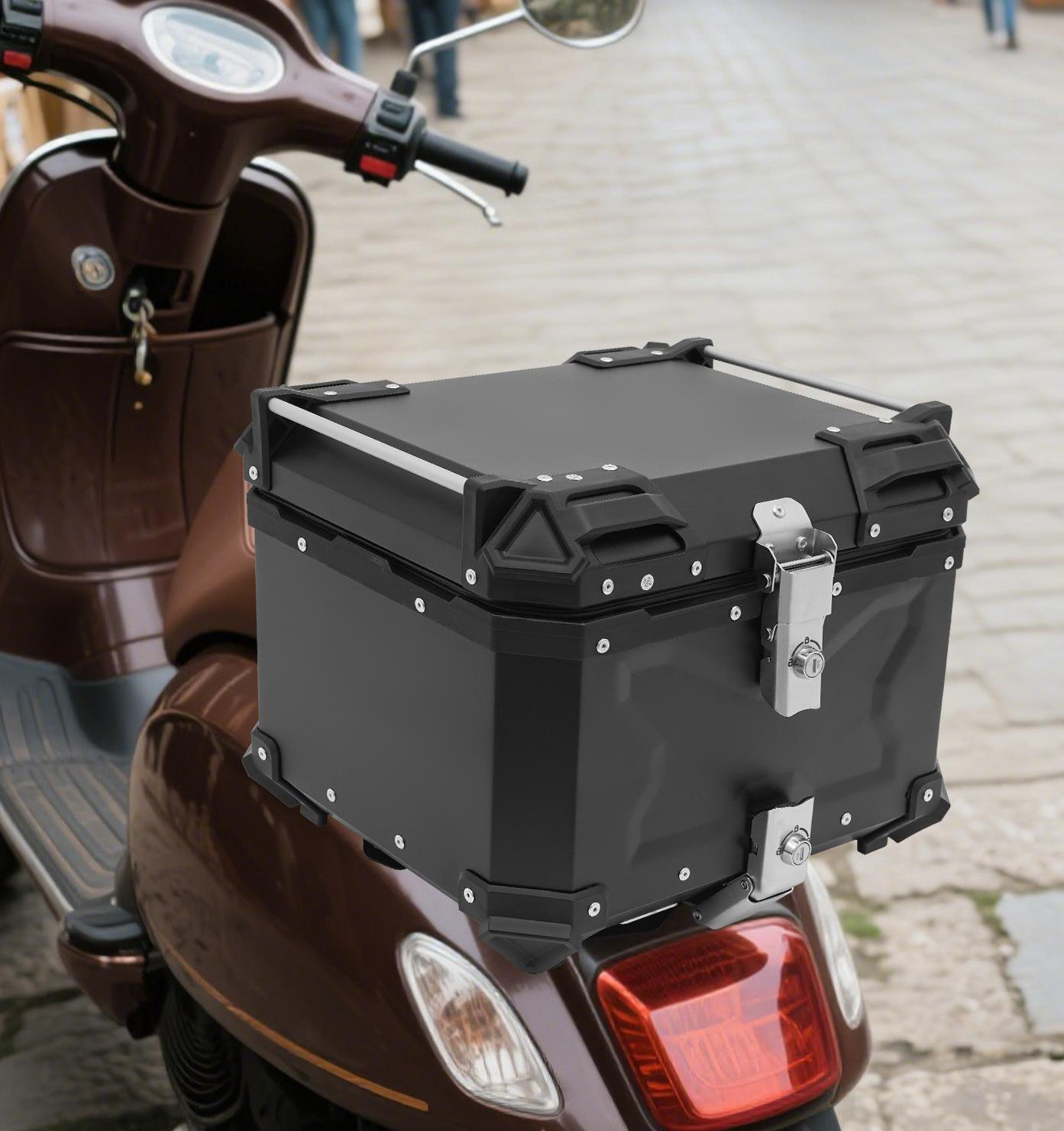 CNCEST Motorcycles Tail Storage Case With Safety Lock - Wayfair Canada