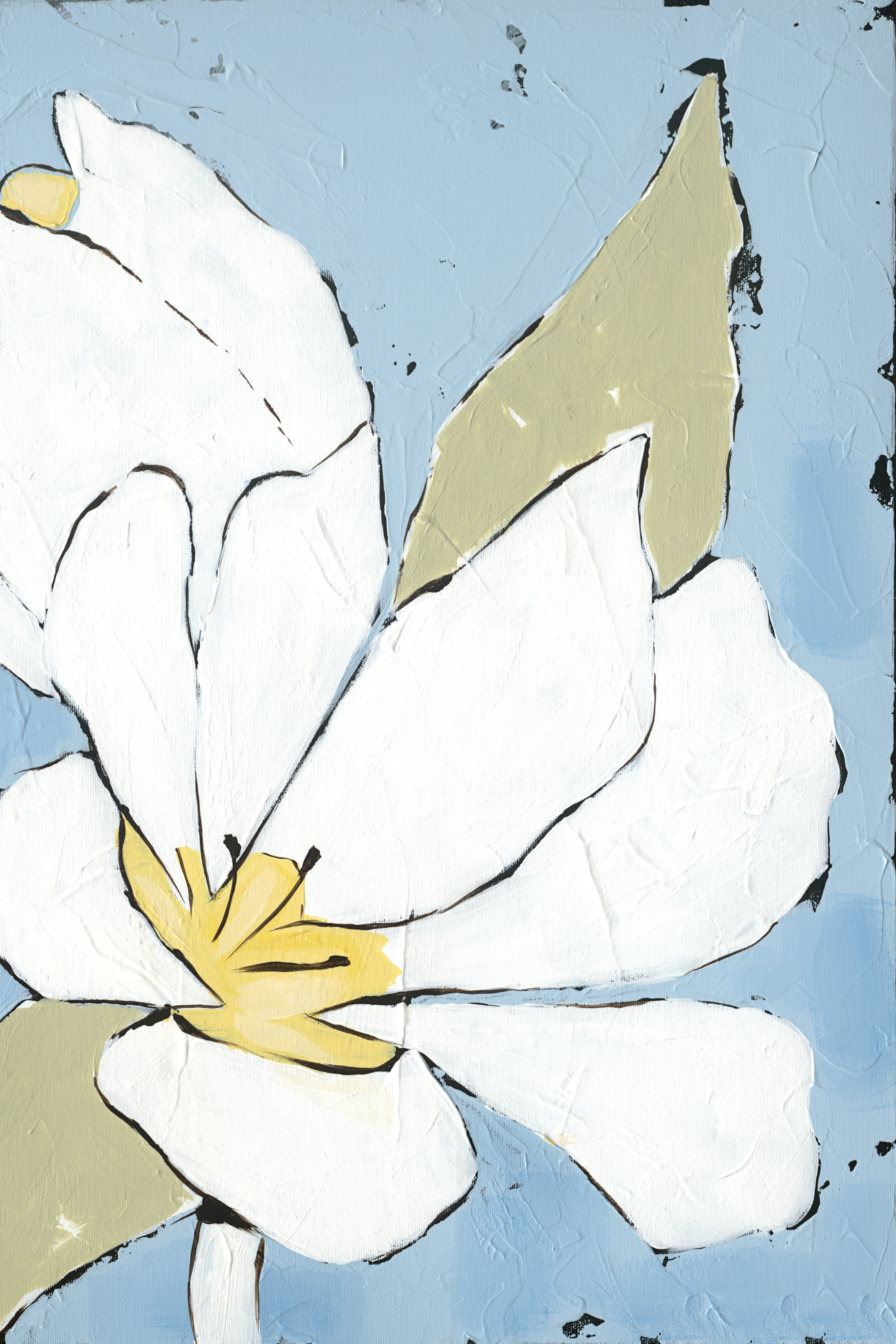 Rosalind Wheeler White Tulip Triptych III by Jade Reynolds - Painting ...
