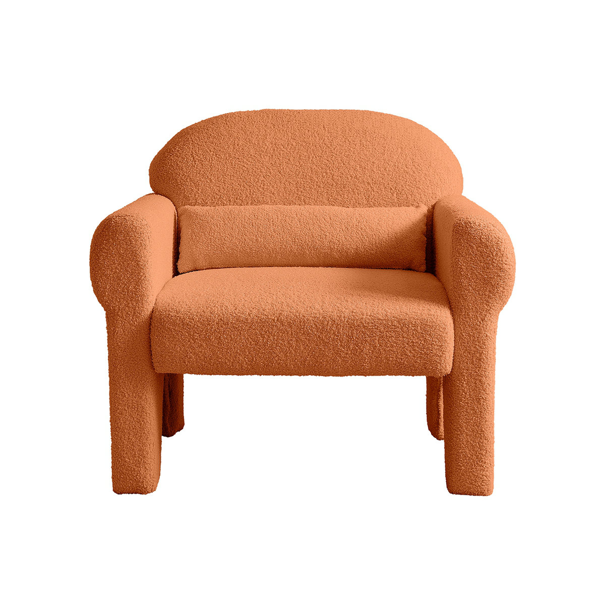 Wrought Studio™ Lageschulte modern boucle accent chair Modern Boucle ...