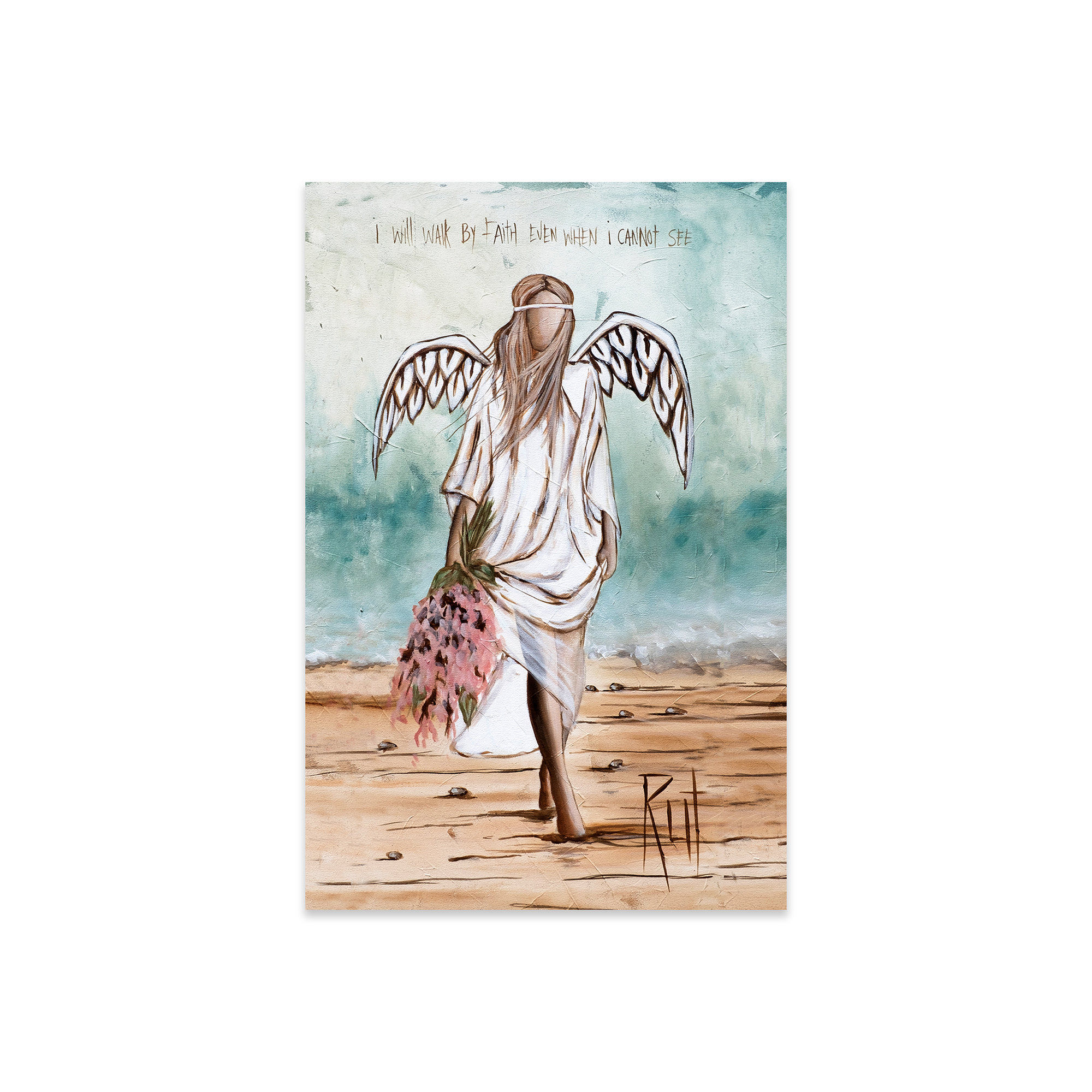 Trinx Walk By Faith On Plastic / Acrylic by Ruth's Angels Painting ...