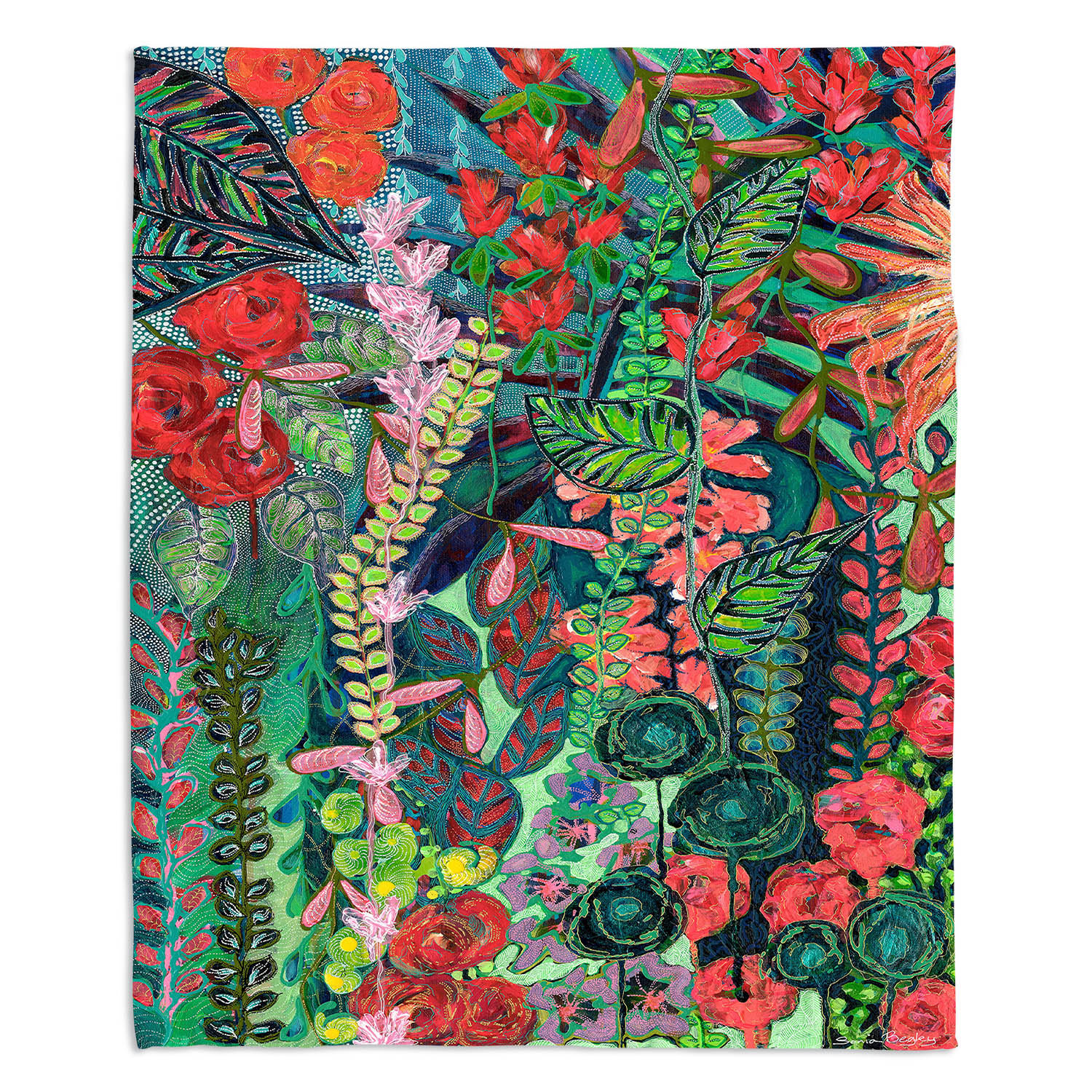 DiaNoche Designs Tropical Night Jungle Throw - Wayfair Canada