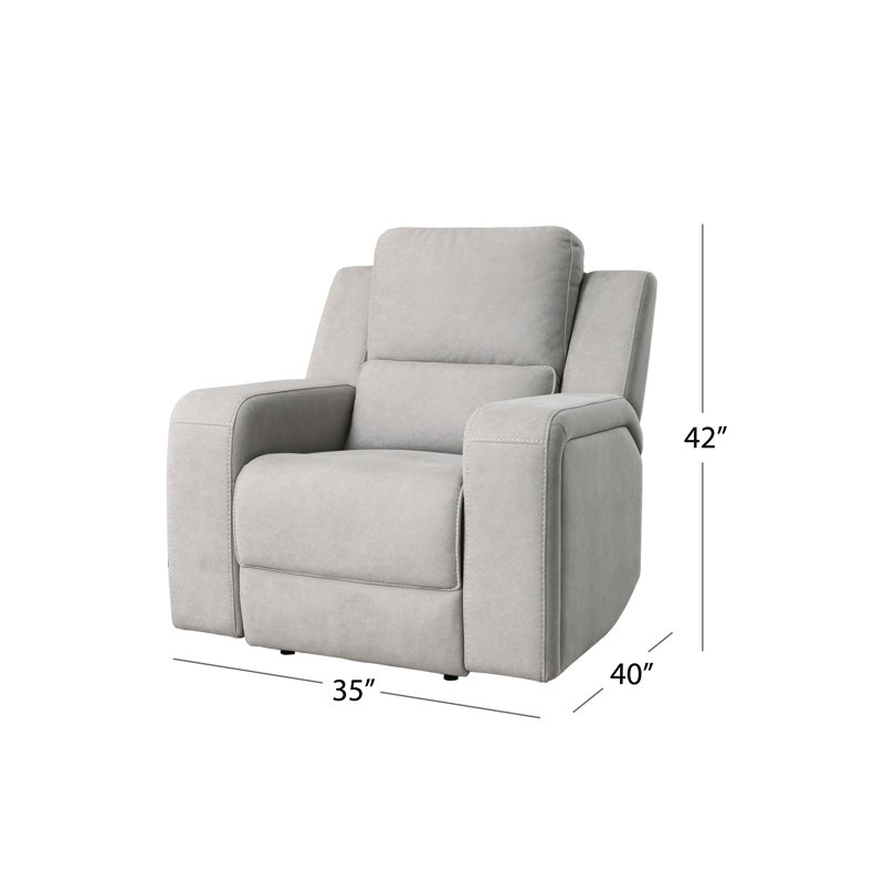 Latitude Run® Mykai Upholstered Fabric Manual Recliner | Wayfair