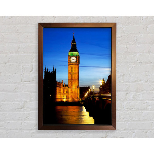 Ebern Designs London Thames Reflection Of Big Ben - Single Picture ...