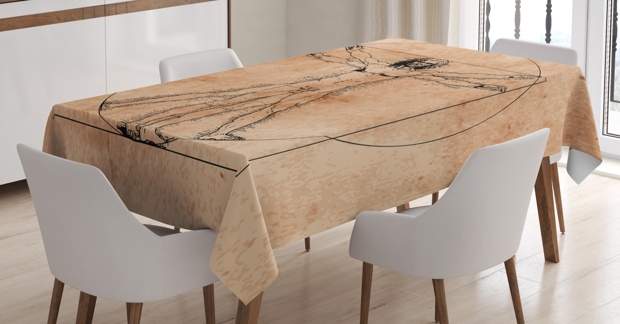 East Urban Home Human Anatomy Tablecloth | Wayfair