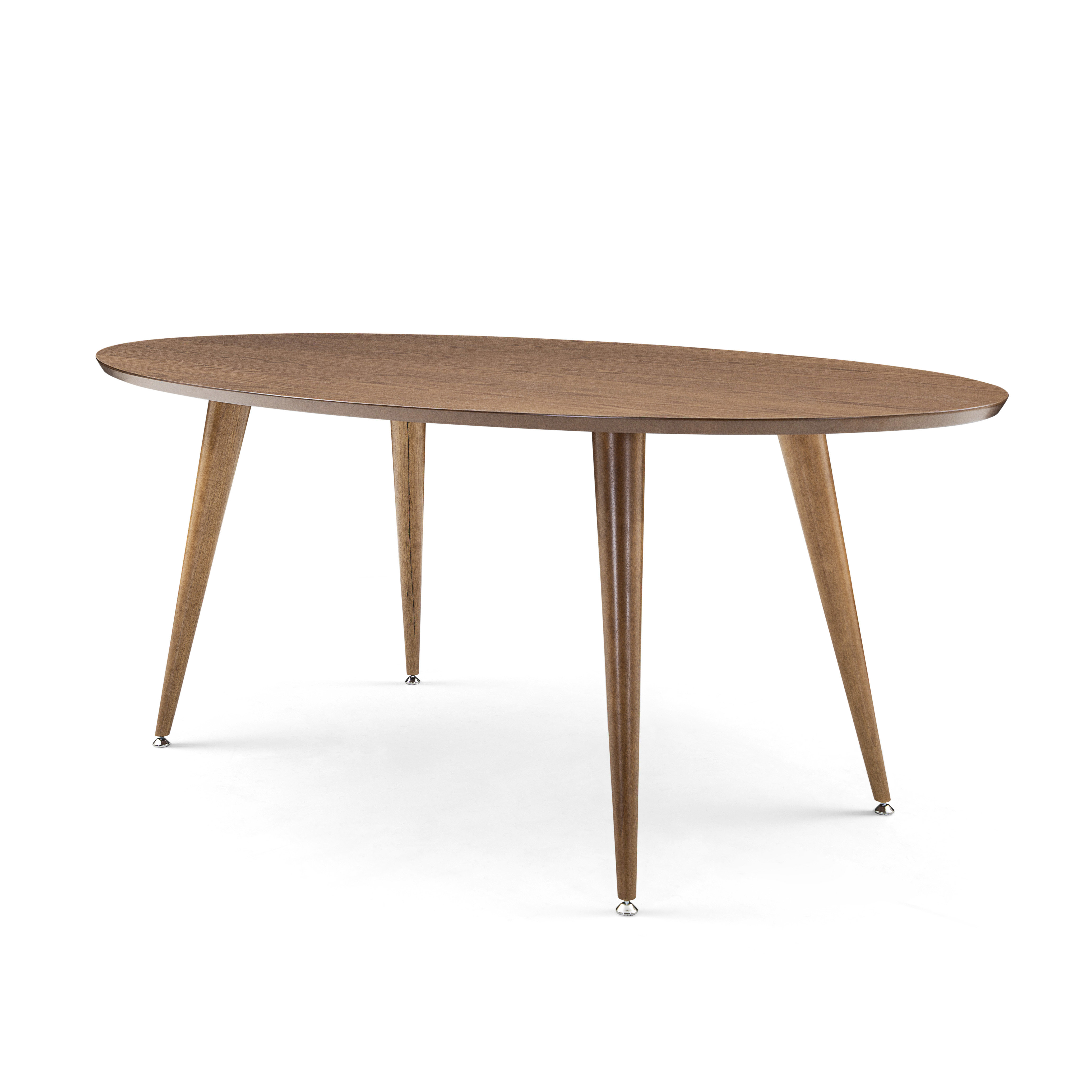 Red Barrel Studio® Acquanetta Solid Oak Dining Table & Reviews | Wayfair