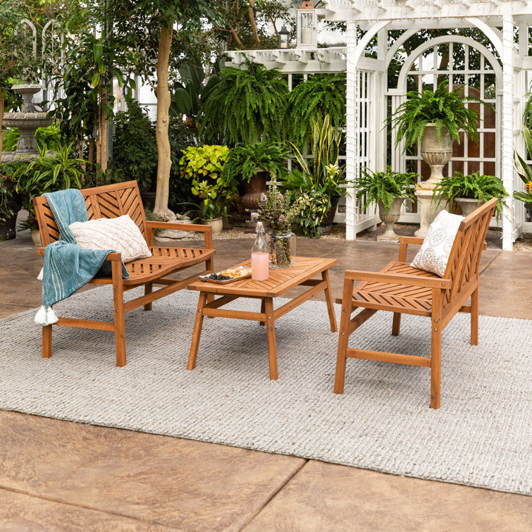 Lark Manor Harbison 3 Piece Complete Patio Set & Reviews | Wayfair
