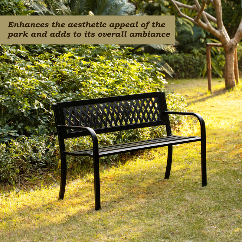 Charlton Home® Johansson Park Bench & Reviews | Wayfair