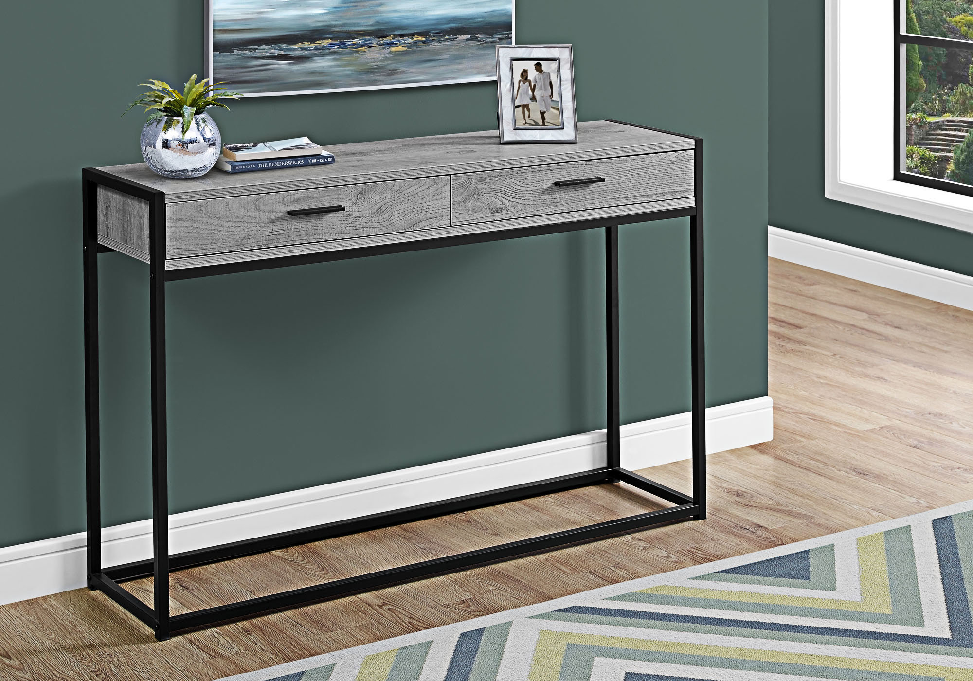 17 Stories Console Table With Storage Drawers - Wayfair Canada