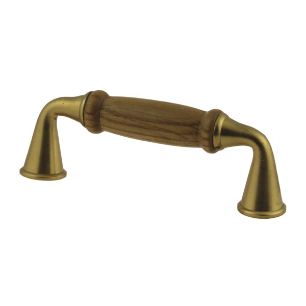 D. Lawless Hardware 3" Solid Oak Insert Pull Solid Brass - Wayfair Canada