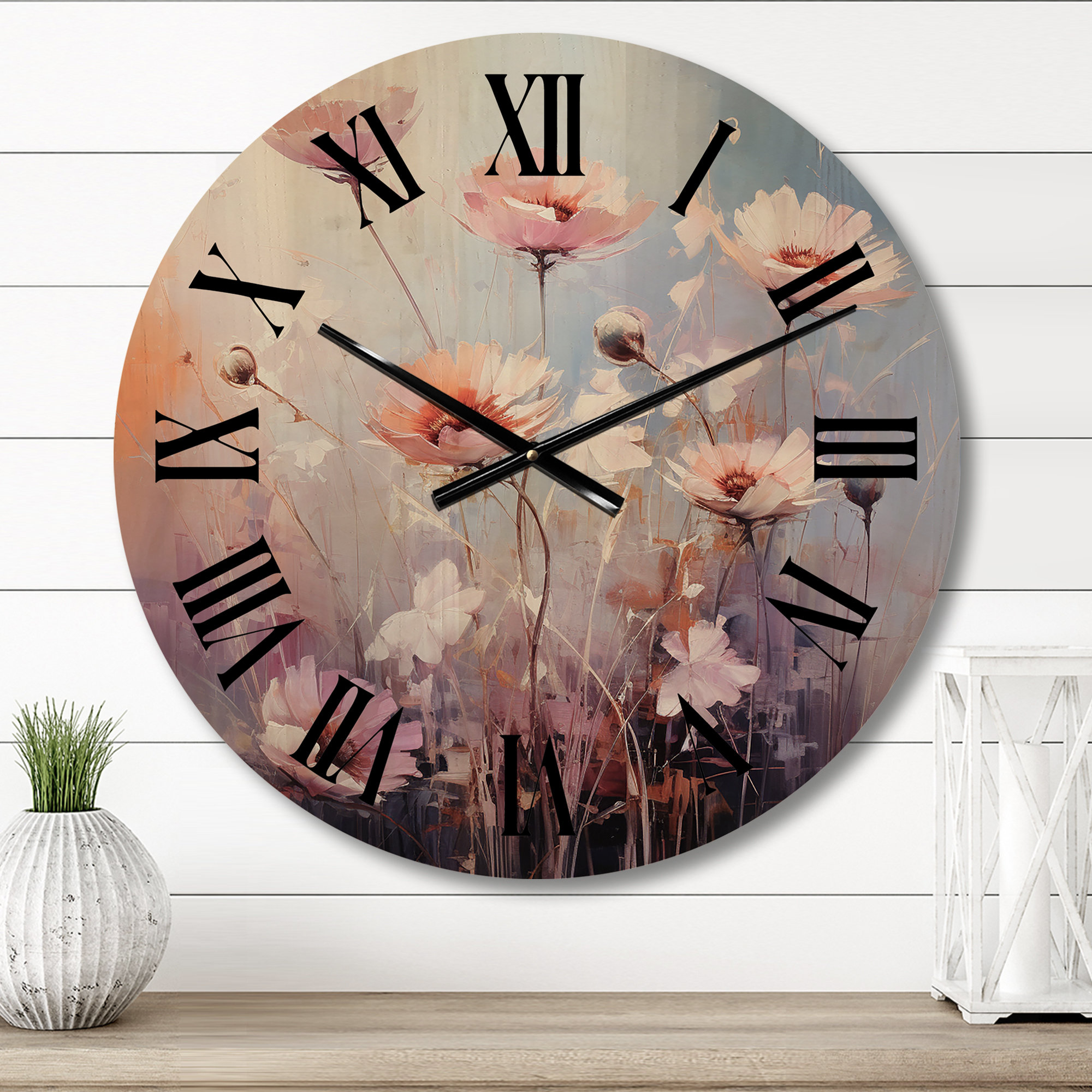 East Urban Home Rabess Solid Wood Wall Clock - Wayfair Canada
