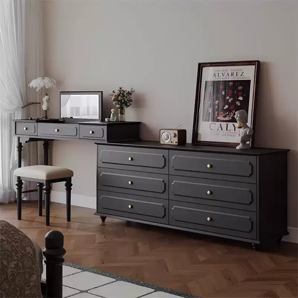 marlao Vintage Style Clamshell Dresser | Wayfair