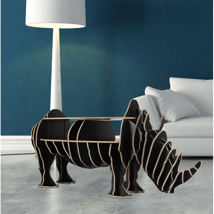 Harriet Bee Cheeseman Rhino Furniture 3D 55cm Bookcase | Wayfair.co.uk