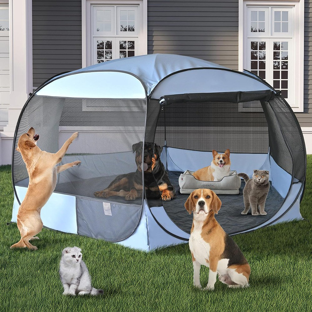 Tucker Murphy Pet™ Portable Dog Houses, Assembly-Free Gazeb... | Wayfair