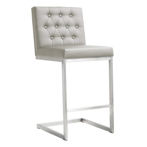 Upper Square™ Sheraden Upholstered Counter Stool with Metal Frame ...