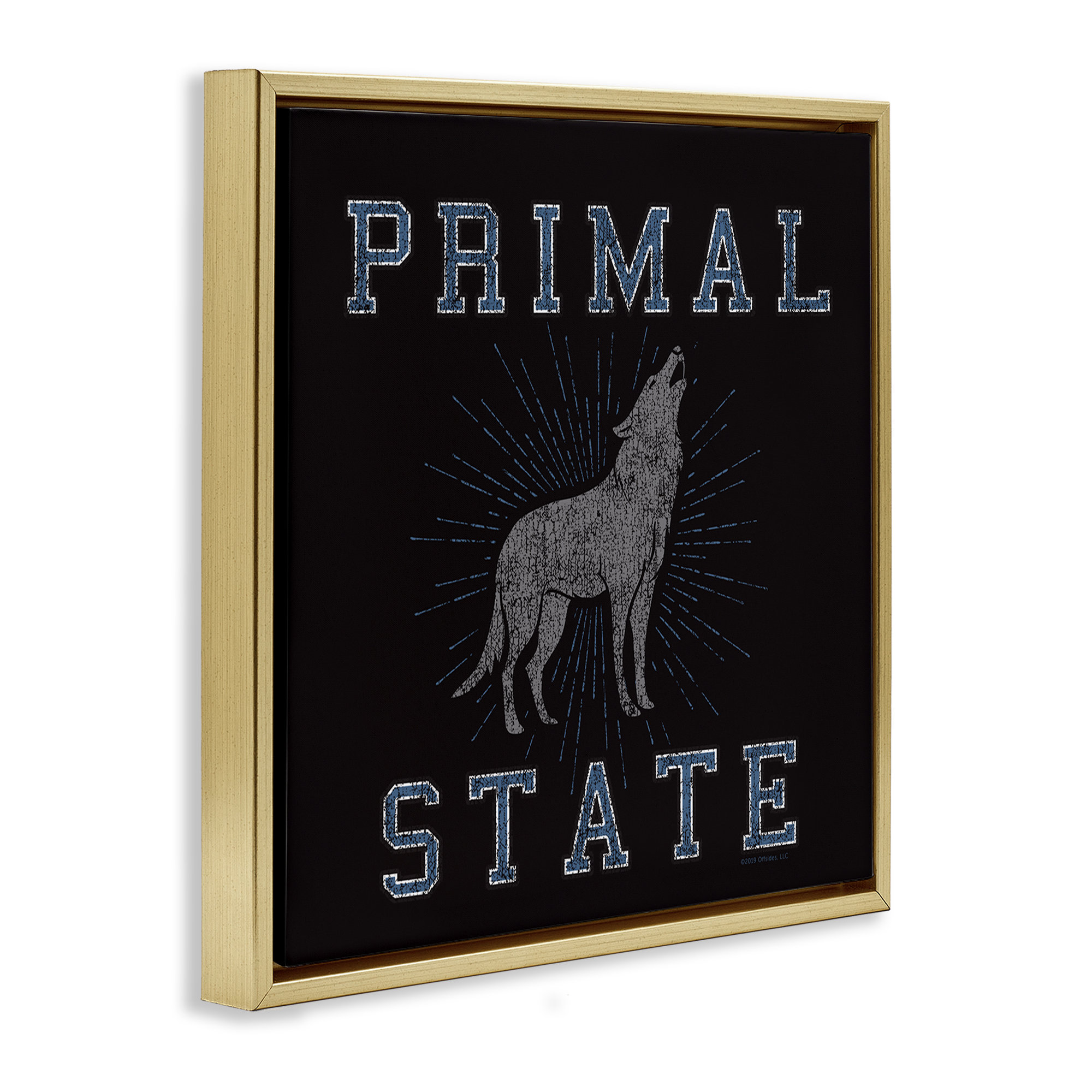 Trinx Primal Wolf State Floater Canvas Wall Art by Spirit Animals/Life Is High | Wayfair