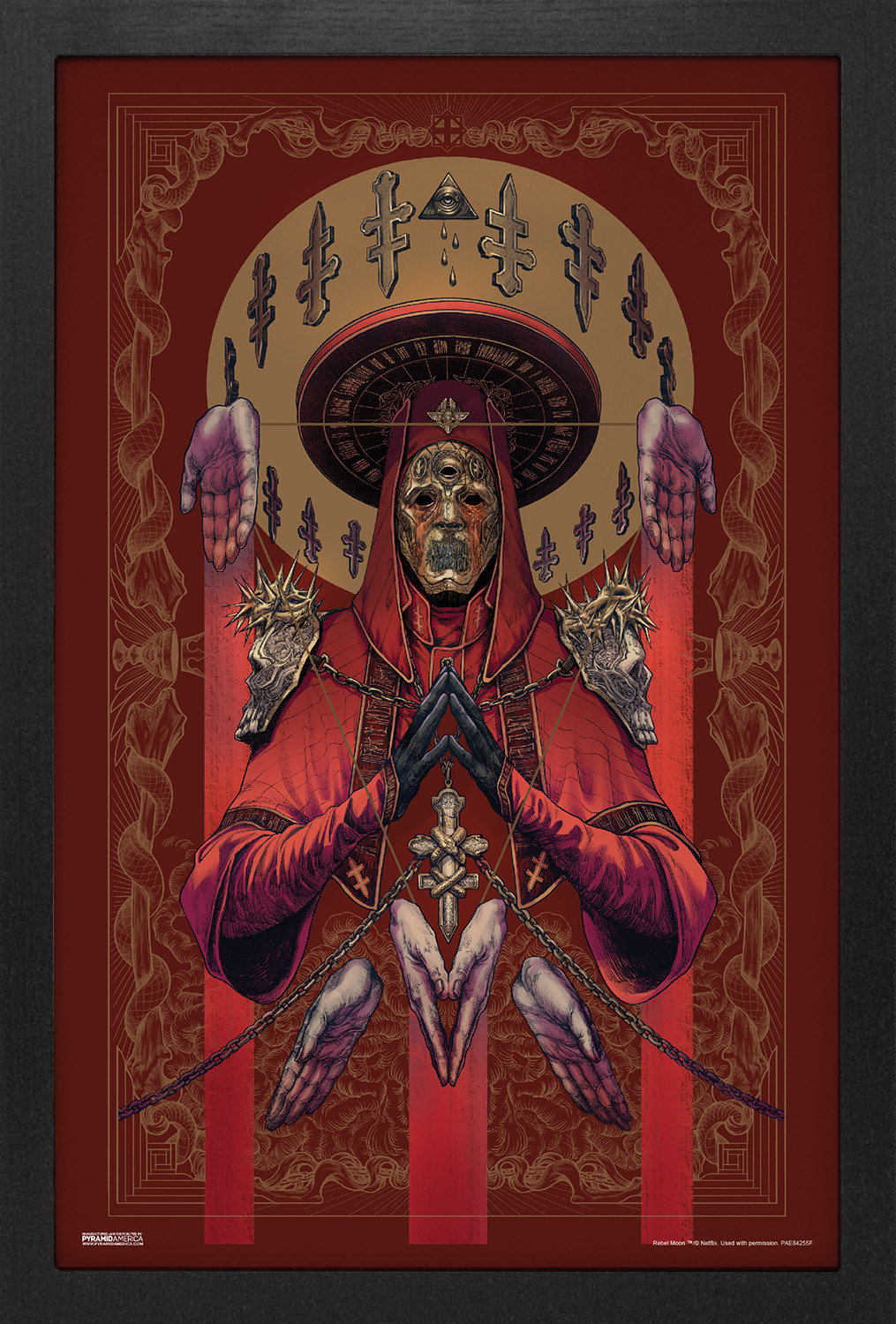 Dakota Fields Rebel Moon - Praying Priest 11x17 Gel-Coat Framed Print ...