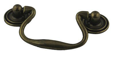 D. Lawless Hardware (5 Pack) 3 inch Swan Neck Bail Pull with Rosettes ...