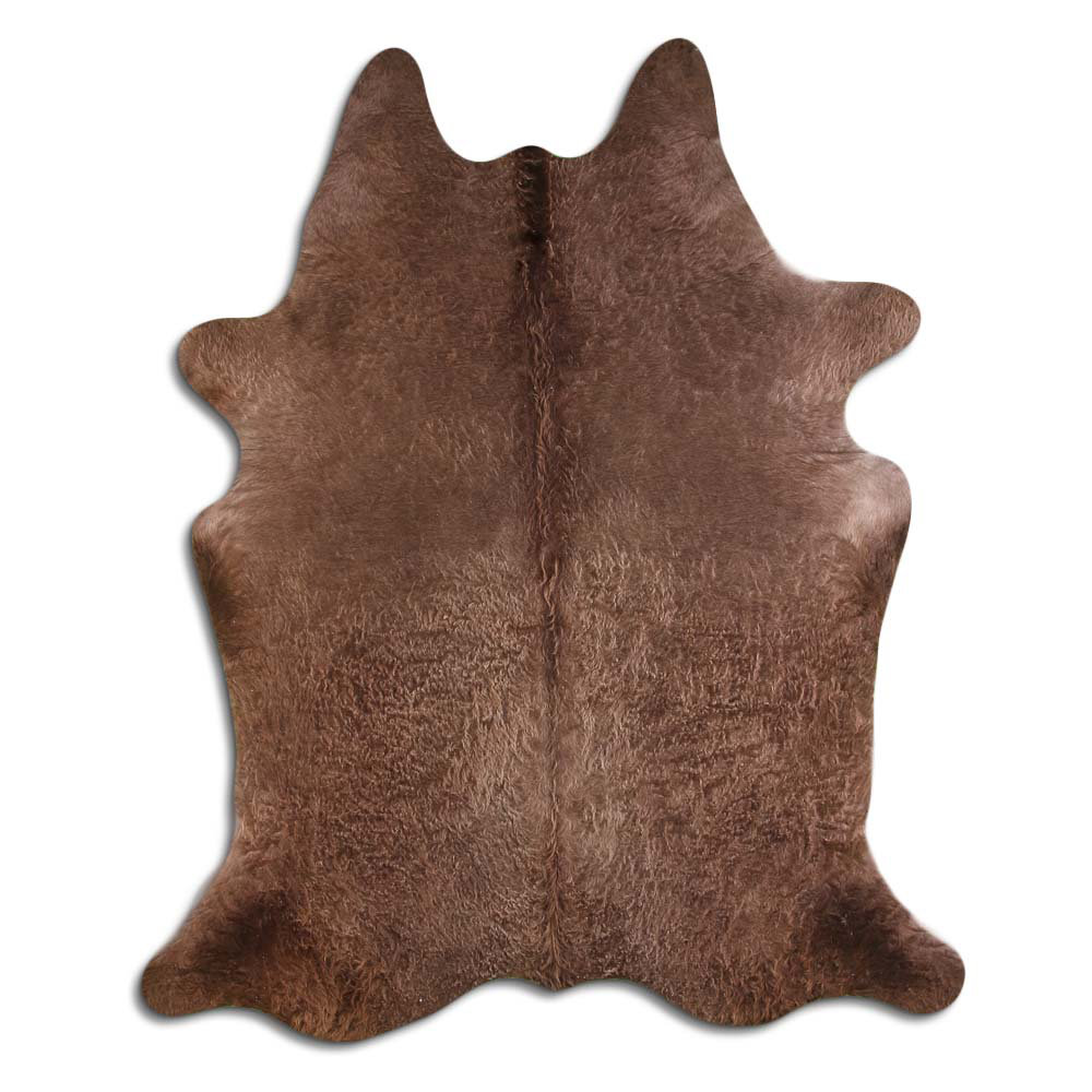 Union Rustic NATURAL HAIR ON Cowhide RUG DARK CHAMPAGNE 2 - 3 M GRADE A - Wayfair Canada