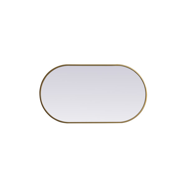 RE/FINE™ Sabine Metal Pill Wall Mirror & Reviews | Wayfair